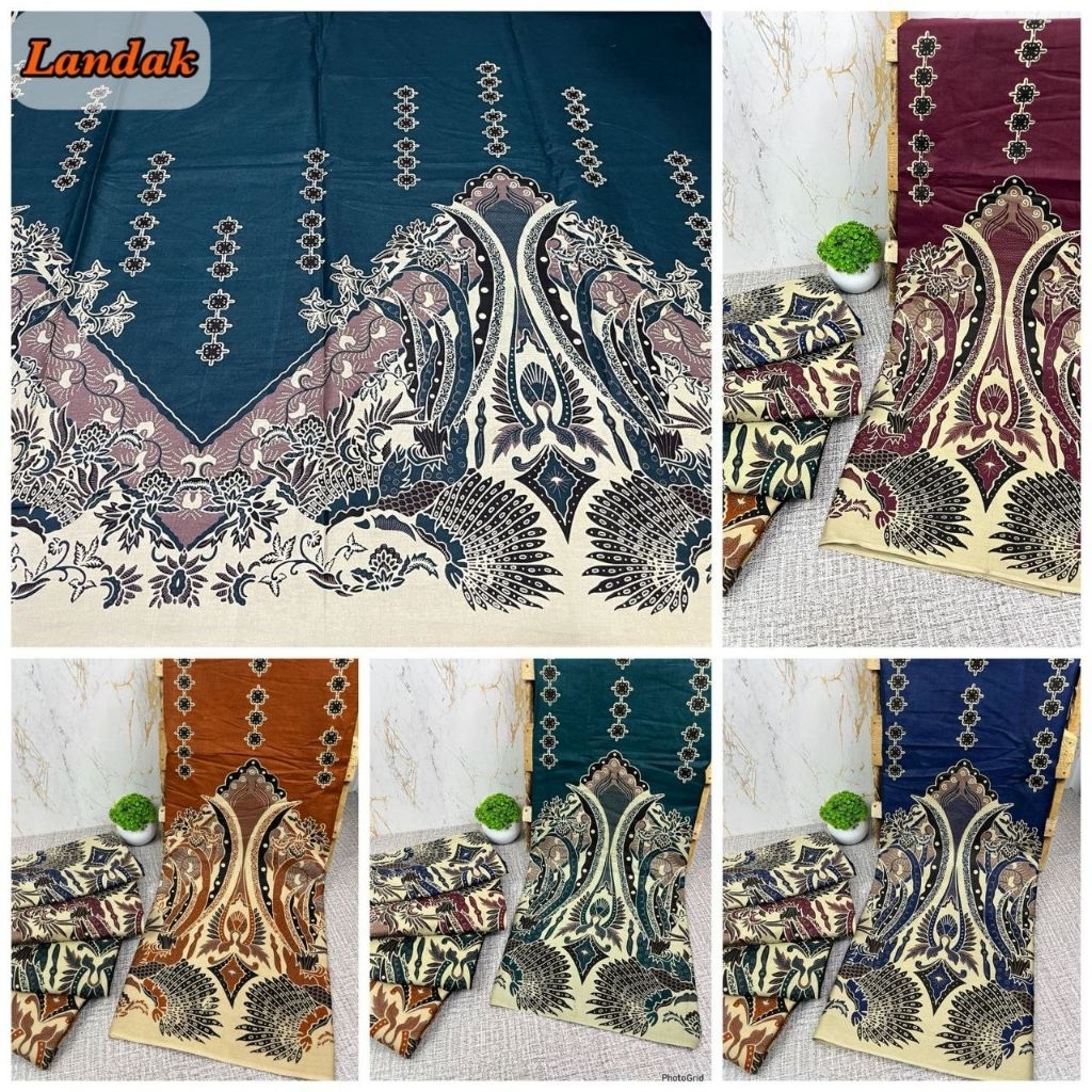 Jual KAIN BATIK PRINTING MOTIF LANDAK, KAIN PRINT CANTIK, KAIN BATIK ...