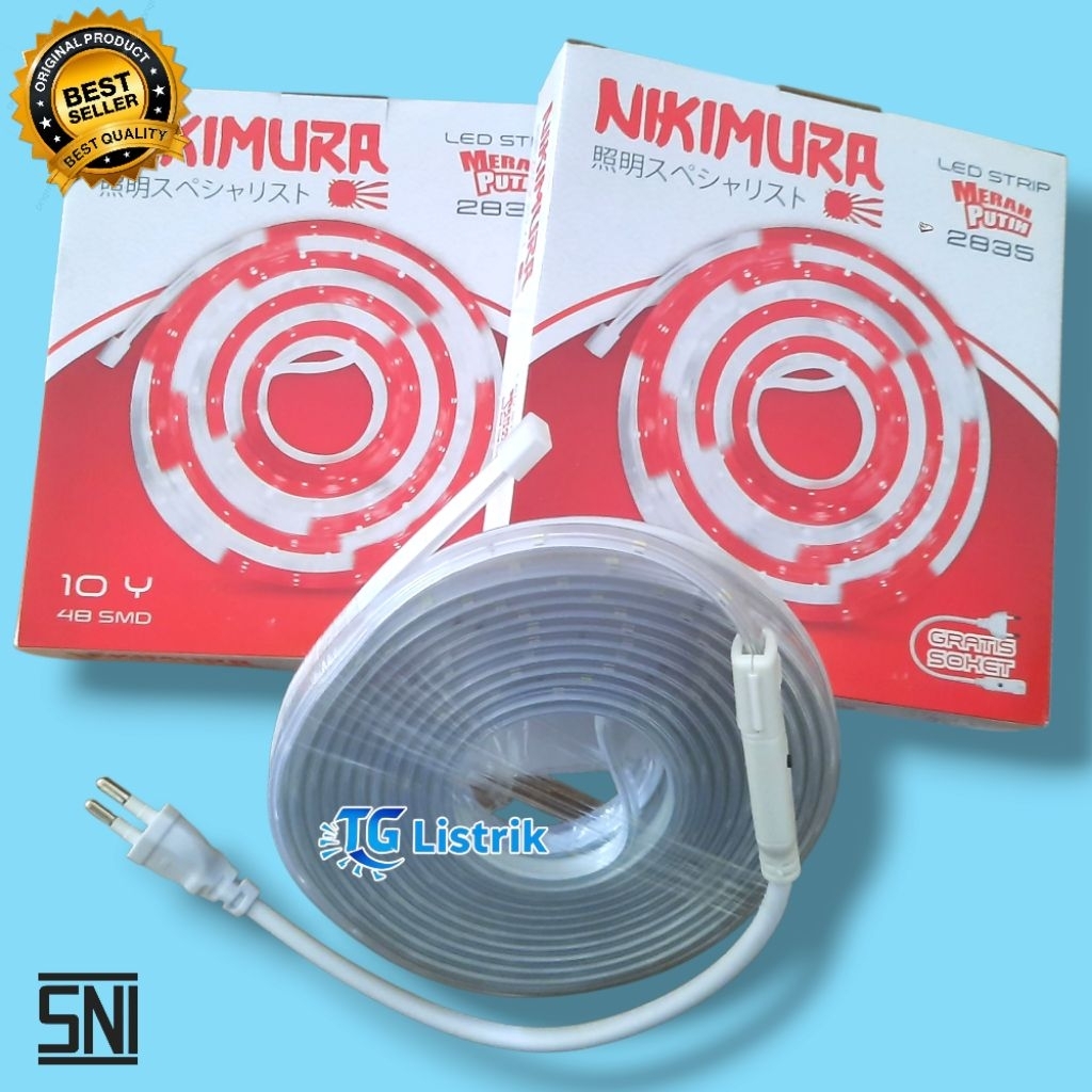 Jual Nikimura Led Strip Lampu Hias LED Strip Selang RGB 2835 48D Warna ...