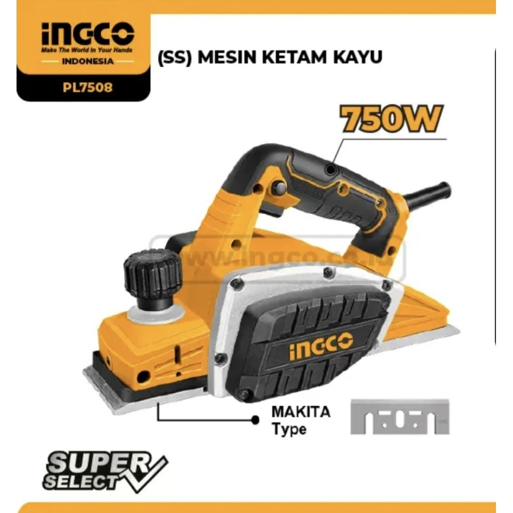 Jual MESIN KETAM KAYU INGCO TYPE PL7508 | Shopee Indonesia