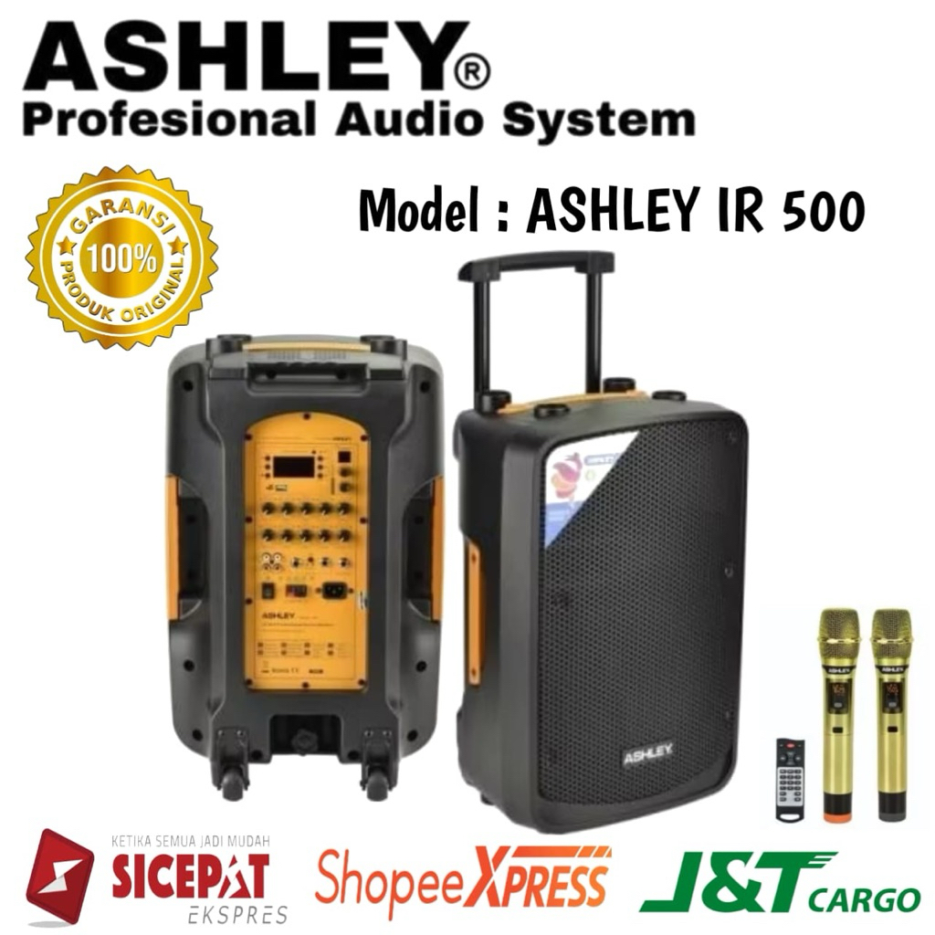 Jual Speaker Portable Ashley Ir500 Original Speaker Portable Ashley ...