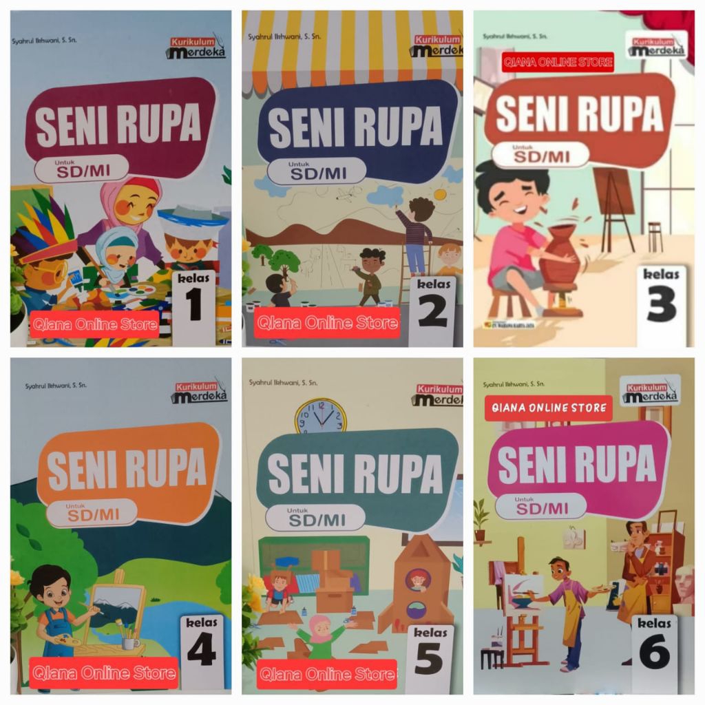 Jual BUKU SISWA SENI RUPA SD/MI KURIKULUM MERDEKA WKJ | Shopee Indonesia
