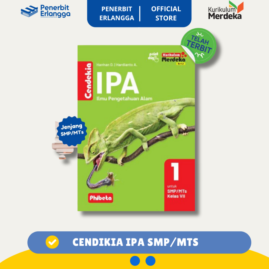 Jual [Erlangga Official] Cendikia Ipa Smp/Mts Kurikulum Merdeka Revisi ...
