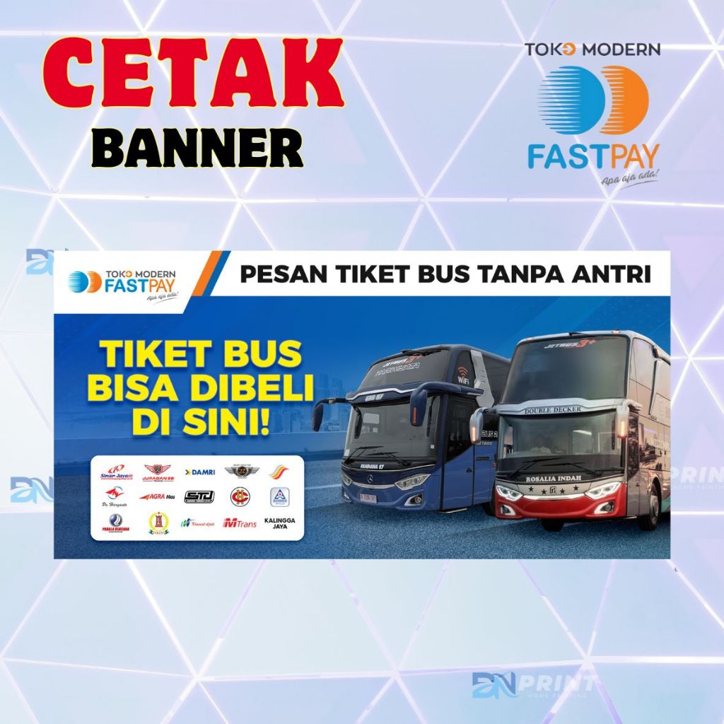 Jual BANNER AGEN FASTPAY TIKET BUS | Shopee Indonesia