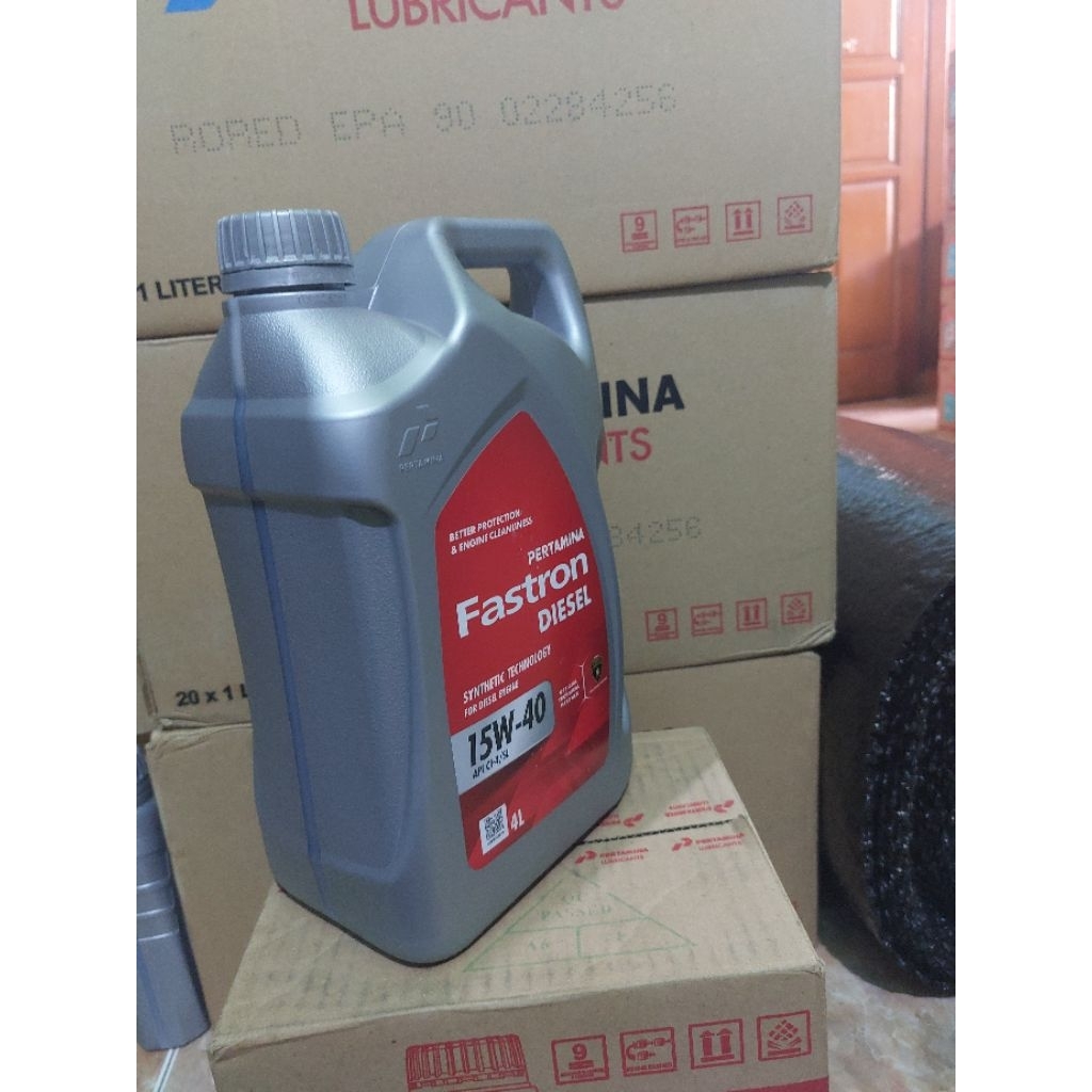 Jual FASTRON DIESEL OLI MESIN 4 LITER SAE 15W-40 | Shopee Indonesia
