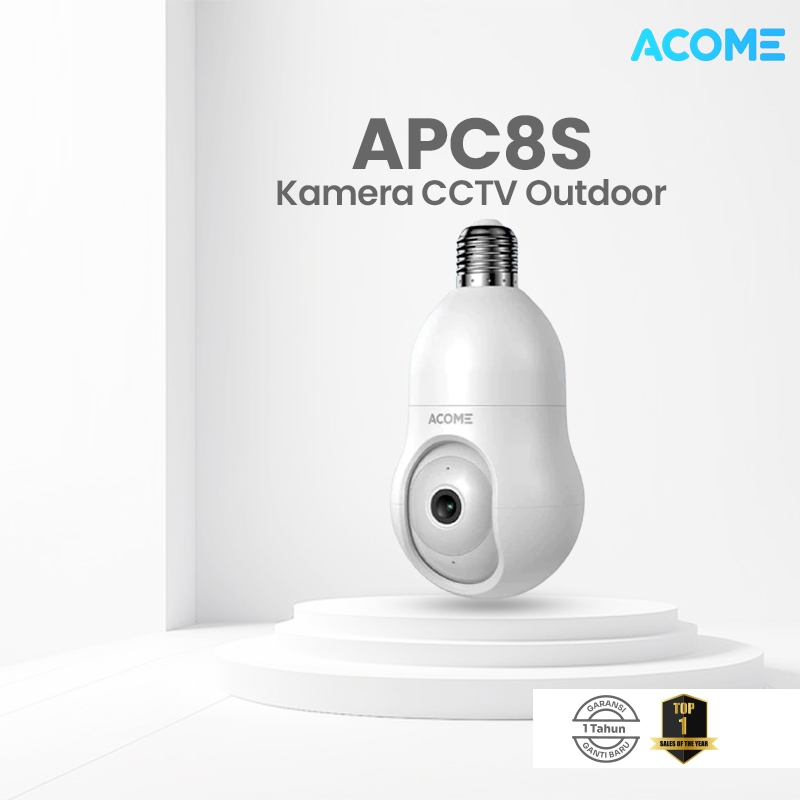 Jual ACOME IOT Outdoor, APC8S without cable PTZ TPD 1440 HD CCTV Wifi ...