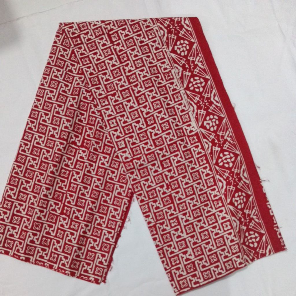 Jual Batik Garutan Cap Motif Geometris Edisi Merah Putih | Shopee Indonesia