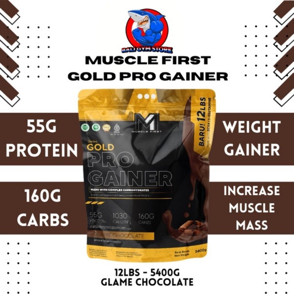 Jual Muscle First Pro Gainer 12lbs 5400gr Susu Penambah Berat Badan ...