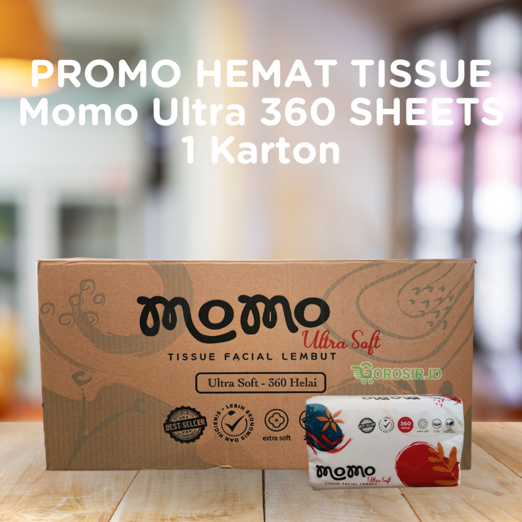 Jual Momo Tissue Ultra Soft 180 Sheet 1 Karton / Dus 60 Pcs | Shopee ...