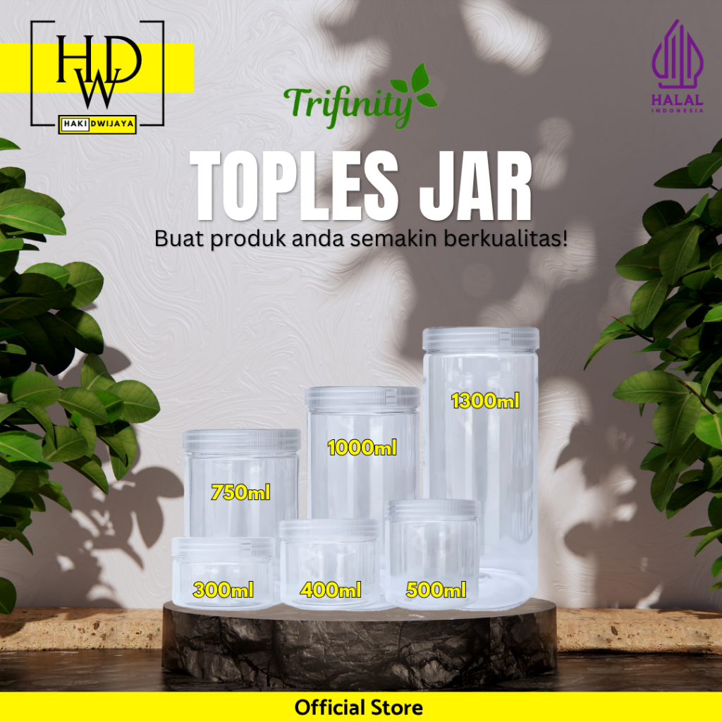 Jual Toples Jar Silinder Bening Pet / Toples Tabung Kue Kering | Shopee Indonesia