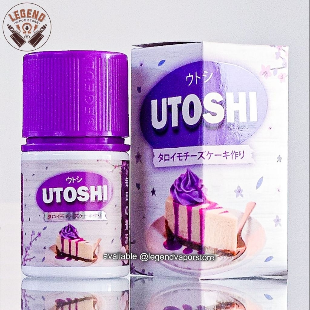 Jual FREEBASE - LIQUID UTOSHI Taro Cheesecake 60ML 3MG 6MG 9MG ...