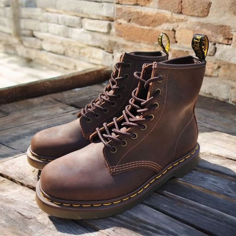 Jual Sepatu Docmar 1460 Crazy horse Gaucho coffee 8 Hole Ultimate ...