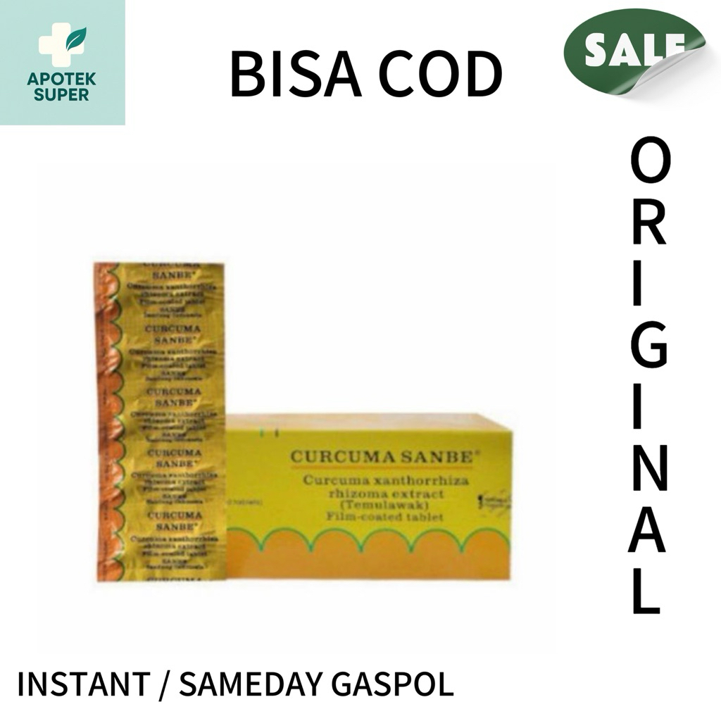 Jual Curcuma Sanbe Vitamin Isi 100 kaplet | Shopee Indonesia