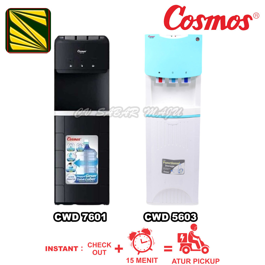 Jual Cosmos Dispenser Galon Atas CWD 5603 / Dispenser Cosmos Dengan Rak ...