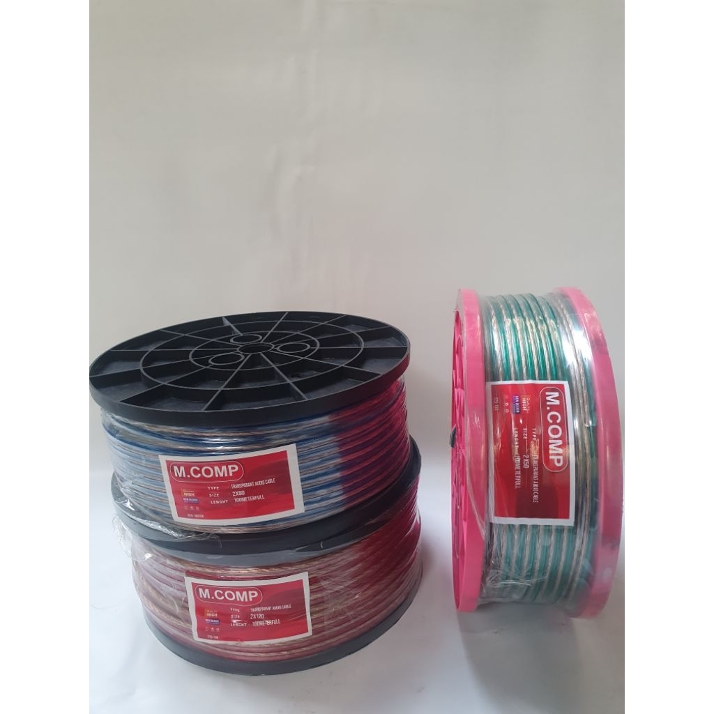 Jual Kabel Monster Kabel Listrik Transparan Merek MCOMP 2×30m, 2×50m,2× ...