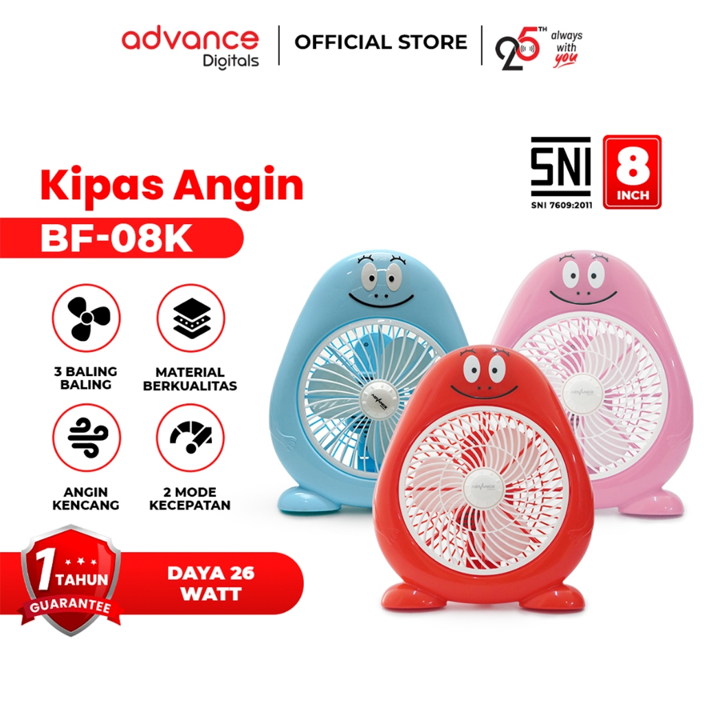 Jual Advance Kipas Angin Karakter Lucu BF08K Ukuran 8 inchi Garansi ...