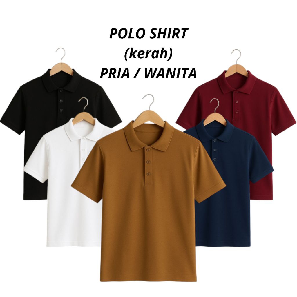 Jual Baju Kaos Pria POLO Branded Premium Polo Catton Combed 30s ...