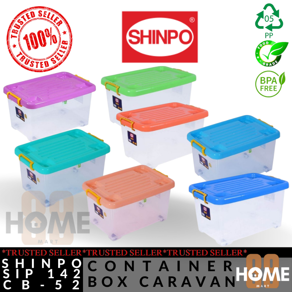 Jual SIP 142 CB 52 - CARAVAN CONTAINER BOX DENGAN RODA KAPASITAS 52 ...