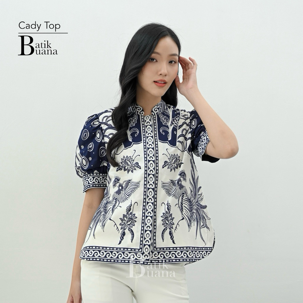 Jual Cady Top - Atasan Batik Wanita - Outer Batik Wanita - Blazer Batik ...
