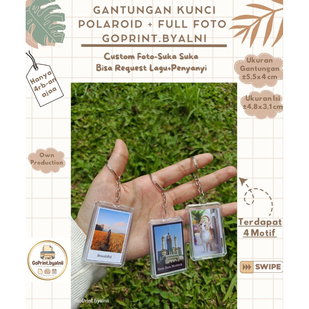 Jual [COD] Gantungan Kunci Spotify Custom Akrilik – Custom Request Foto ...