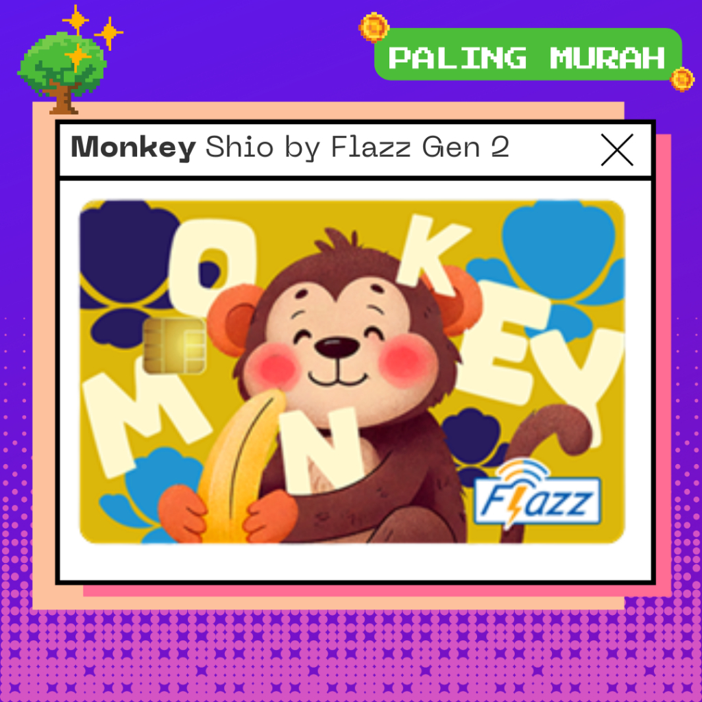 Jual PALING MURAH! Shio MONKEY MONYET Flazz BCA Gen 2 Original Limited ...
