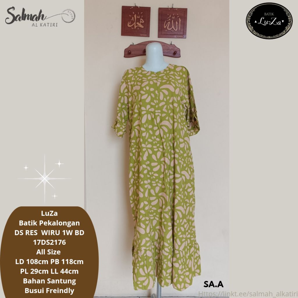 Jual Daster LuZa Batik Pekalongan DS RES WIRU (A) | Shopee Indonesia