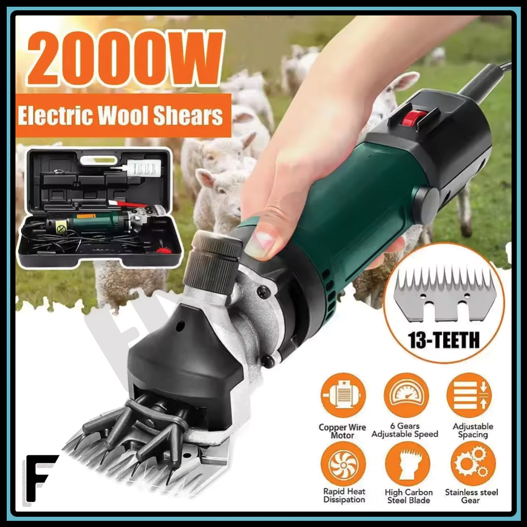 Jual Alat Cukur Domba Kambing Listrik 6 Speed 13 Teeth – Shearing Kit ...