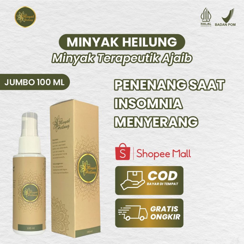 Jual Heilung Atasi Insomnia Nyeri Gerd Anxiety 100ML | Shopee Indonesia