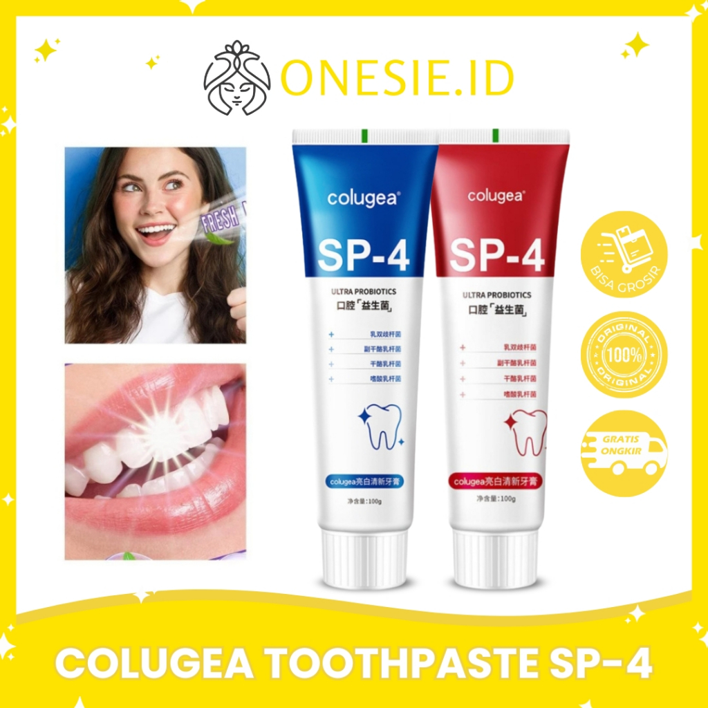 Jual COLUGEA Pasta Gigi Probiotik SP-4 Mencerahkan dan Membersihkan Mulut - XX295 | Shopee Indonesia