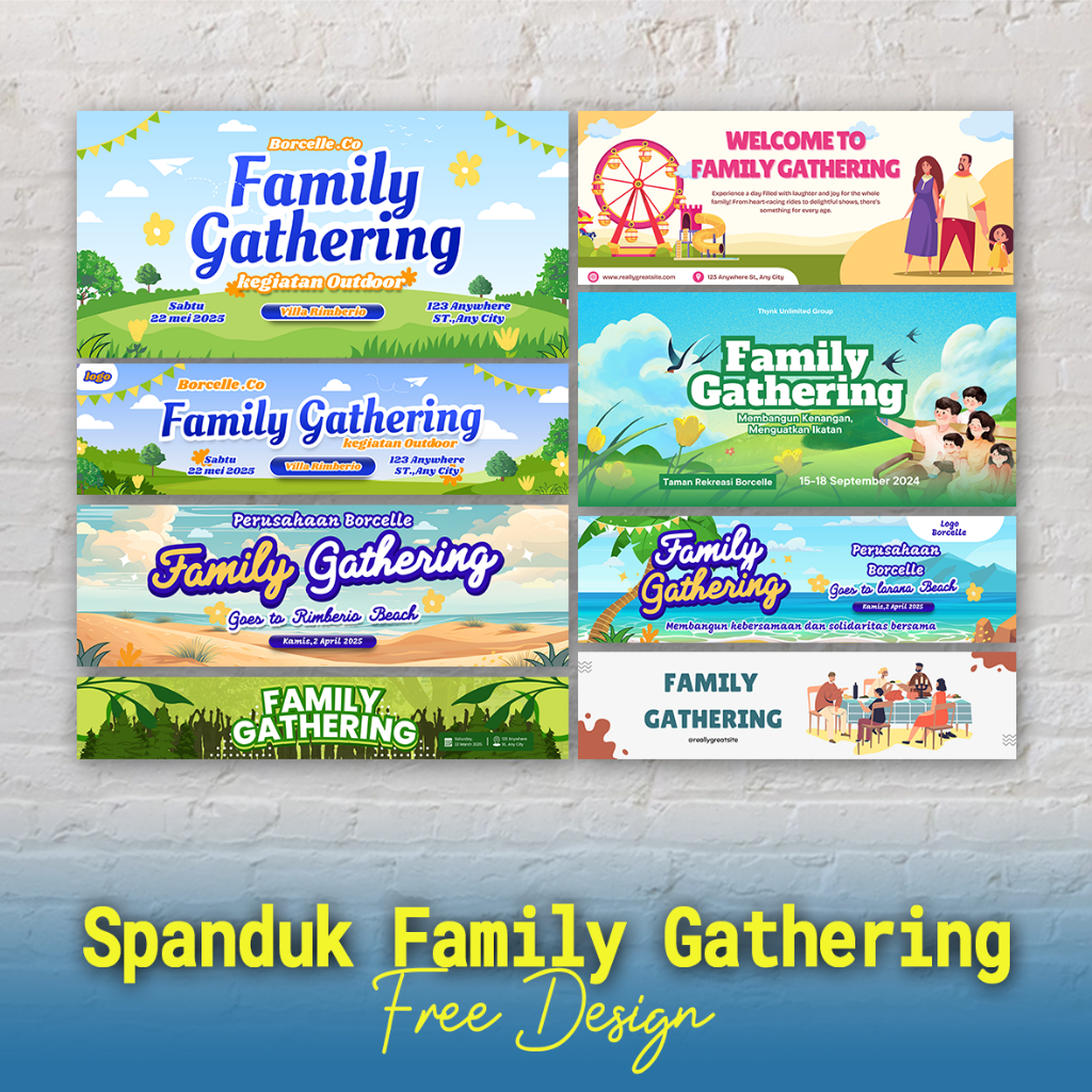 Jual Spanduk Family Gathering, Spanduk Gathering, Spanduk Family ...