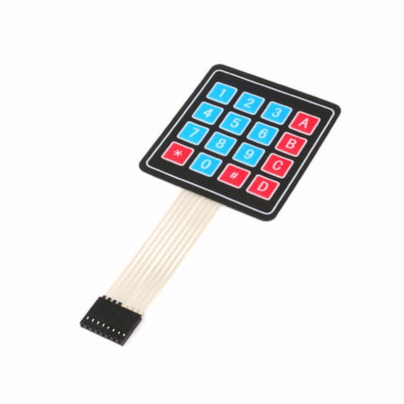 Jual TERMURAH 4x4 Matrix Array 16 Key Membrane Switch Keypad – Keypad ...