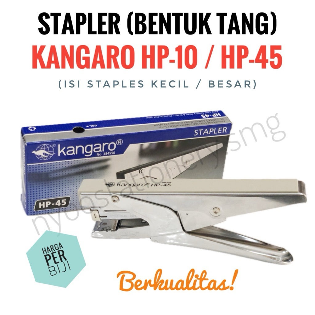 Jual STAPLES / STAPLER TANG ISI BESAR HP-45 MEREK KANGARO | Shopee ...