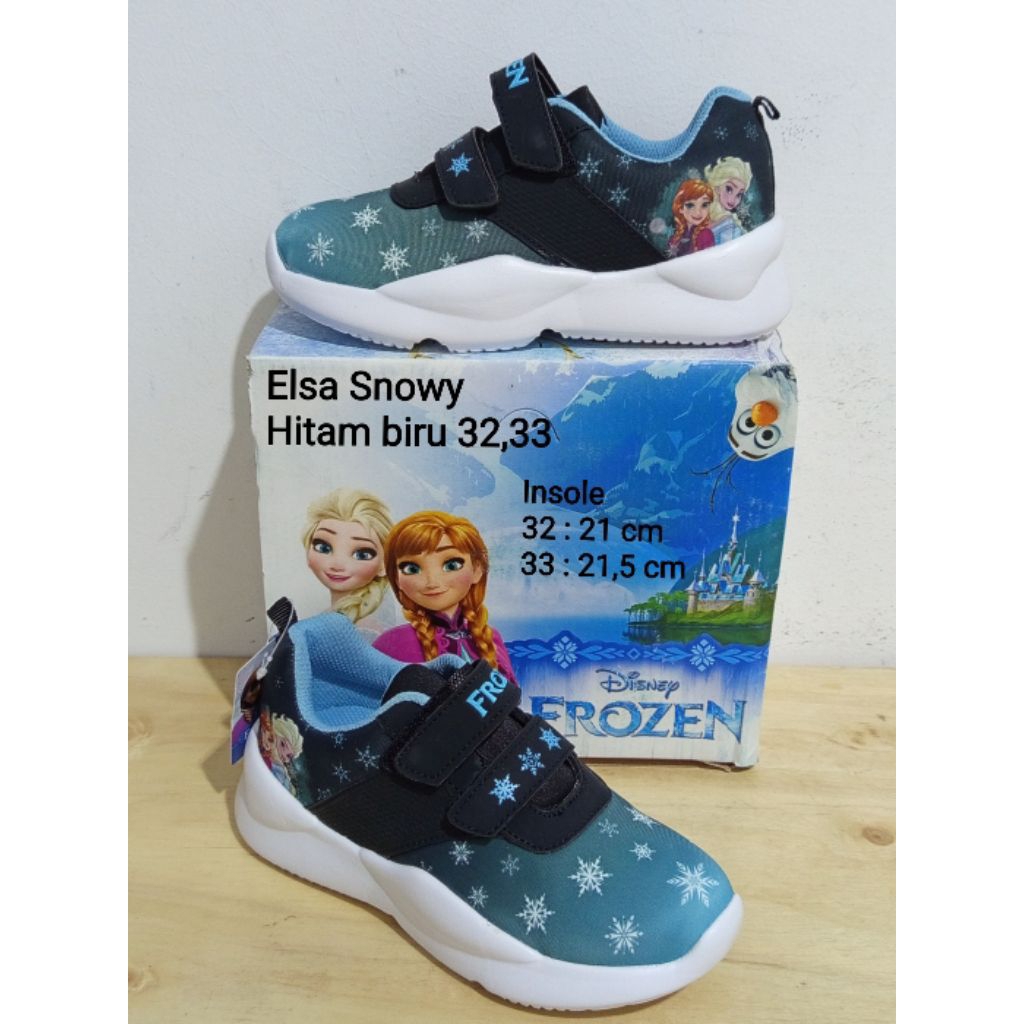 Jual (Size 28-35) Elsa Snowy/Frozen Princes/FZARB104 SEPATU ANAK DISNEY ...