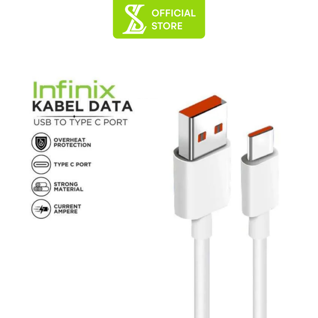 Jual Kabel Data Infinix Type C & Micro USB Fast Charging Original ...