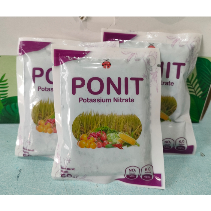Jual PONIT 50 GR | Pupuk Kalium Nitrat Kemasan Ekonomis | Shopee Indonesia