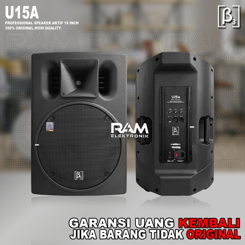 Jual Speaker Aktif 15 Inch BETA3 U15A | BETA 3 U 15A | BETA 3 U 15 A ...