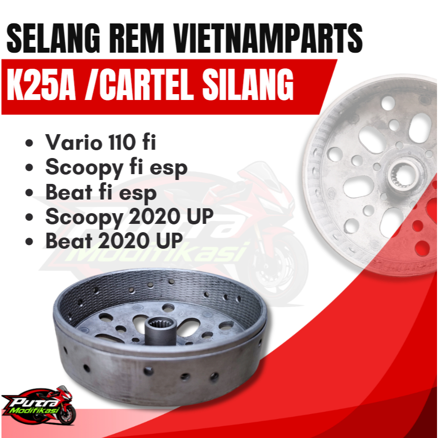 Jual MANGKOK KAMPAS GANDA KODE K25A BEAT FI SCOPY FI VARIO 110 KARTEL ...