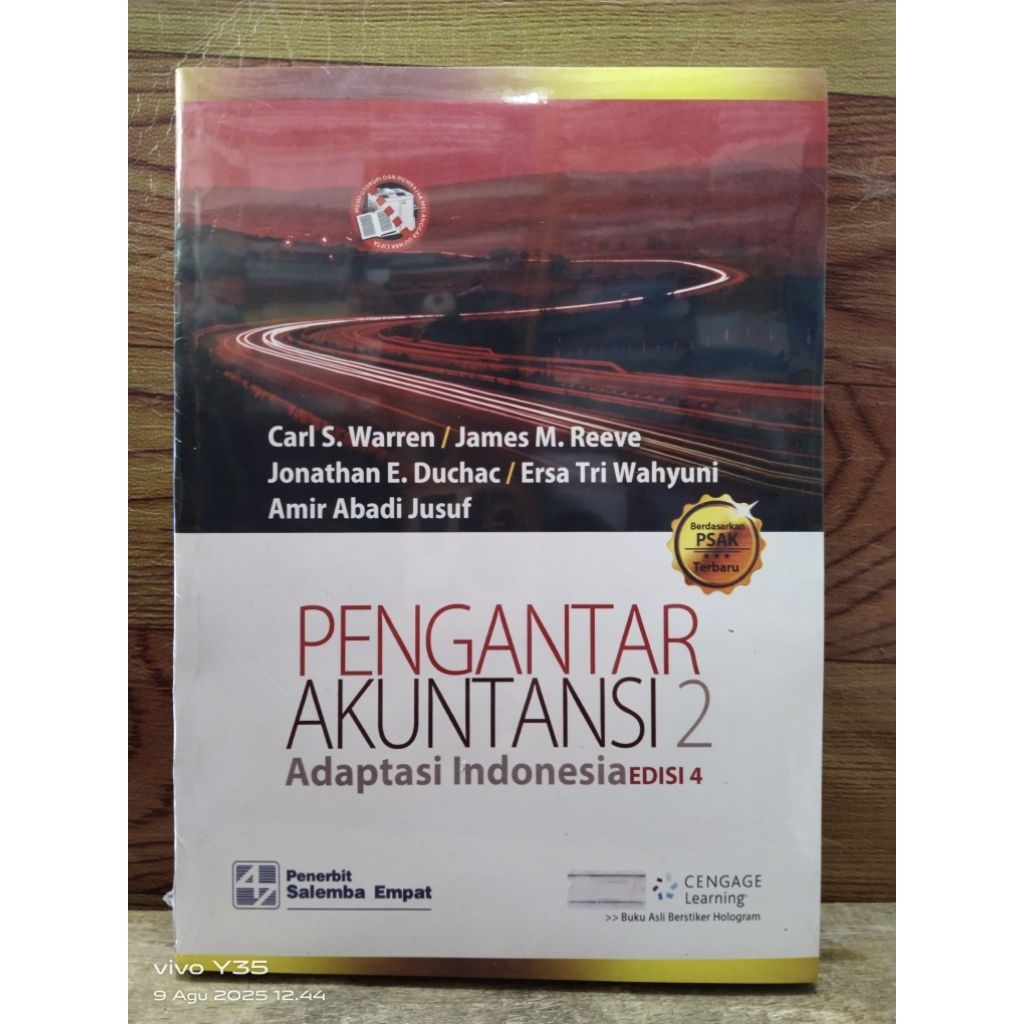 Jual Buku Pengantar Akuntansi 2 adaptasi Indonesia edisi 4 | Shopee Indonesia