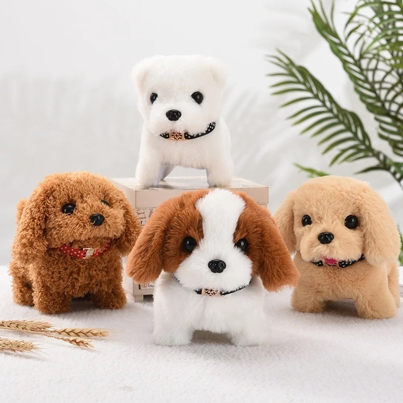 Jual Mainan boneka anjing/plush toy dog elektrik bisa gerak dan bunyi ...