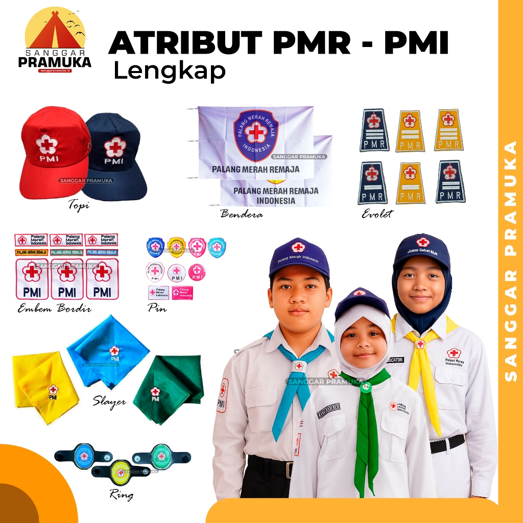 Jual Atribut PMR Lengkap | Atribut PMI Lengkap | Perlengkapan PMI PMR ...