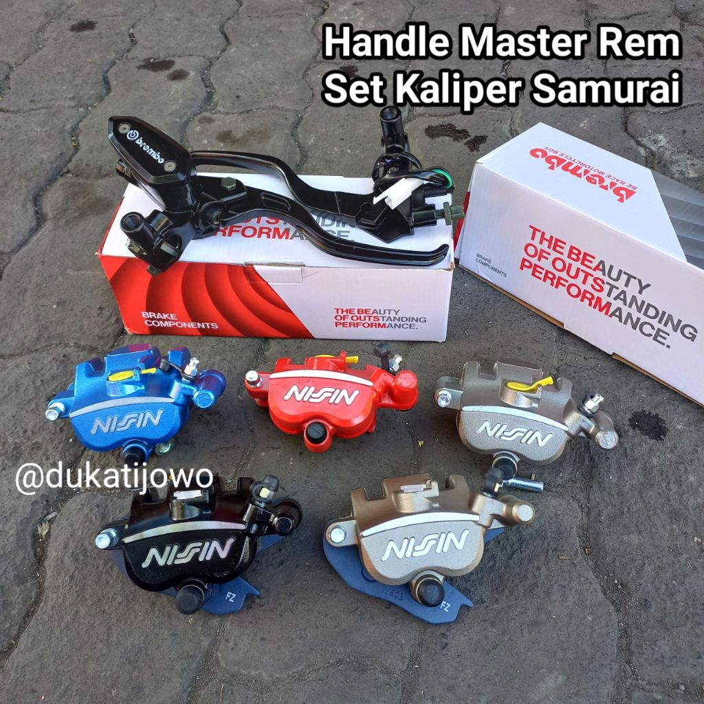 Jual Handle Master Rem Brembo Set Kaliper Samurai 2 Piston Kanan/Kiri Pnp Beat Vario Scoopy ...