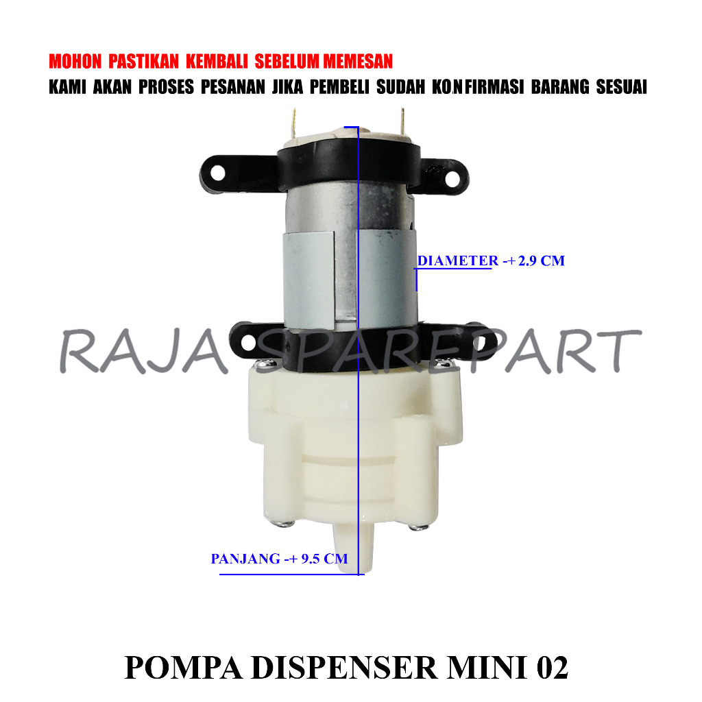 Jual POMPA DISPENSER GALON BAWAH / POMPA DISPENSER MINI 02 PDM2 ...