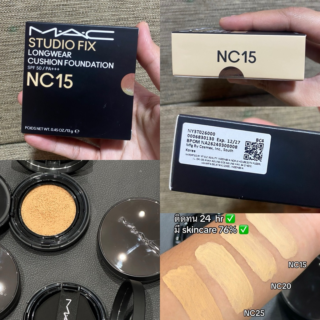 Jual NEW. M-A-C STUDIO FIX CUSHION FOUNDATION - NC15 | Shopee Indonesia