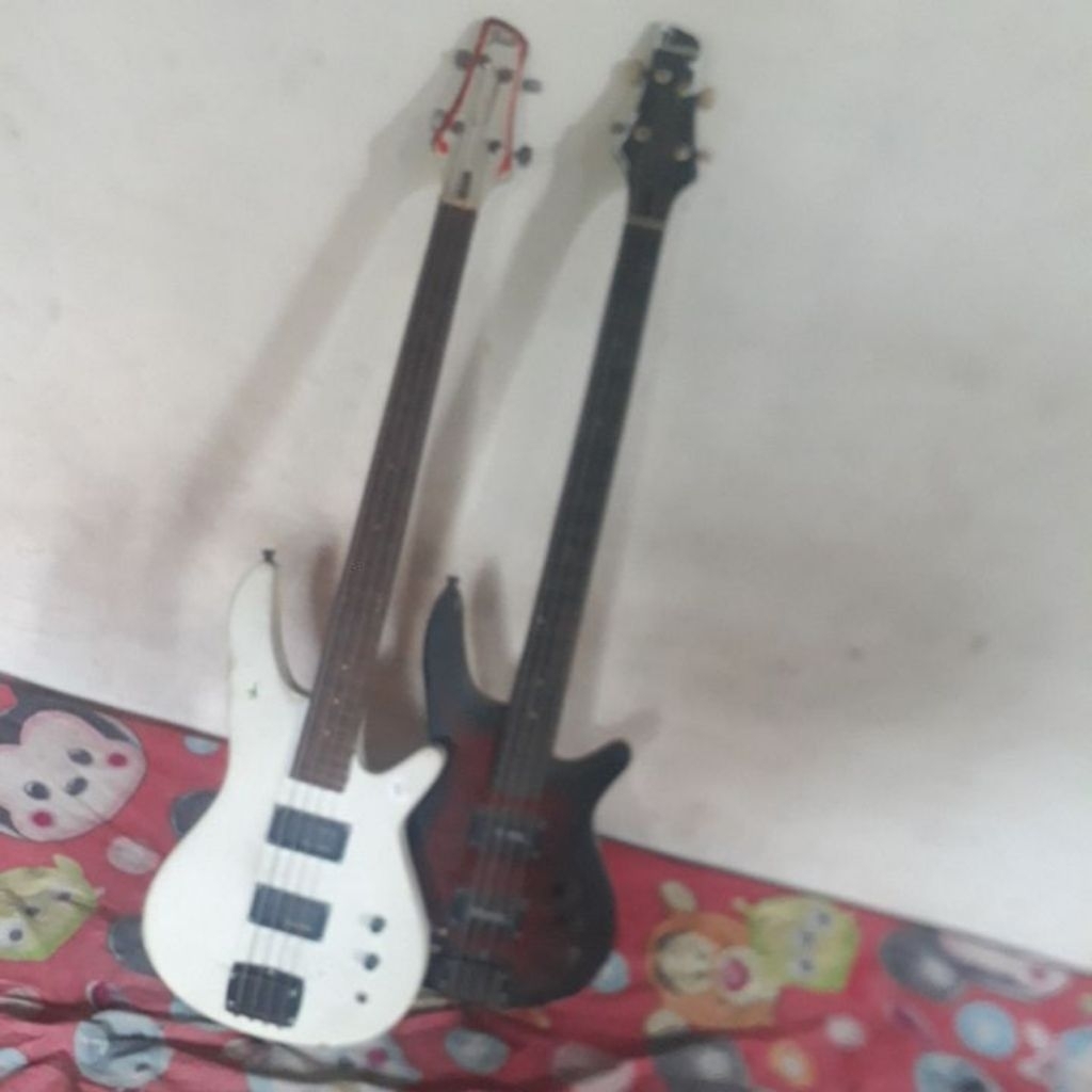 Jual paket sepasang dua bass listrik ibanez fender | Shopee Indonesia