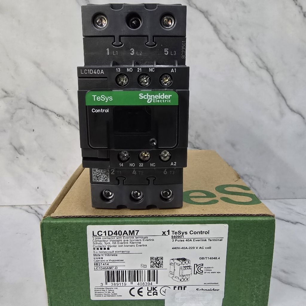Jual Contactor Kontaktor LC1D40M7 3P 40A 220Vac | Shopee Indonesia