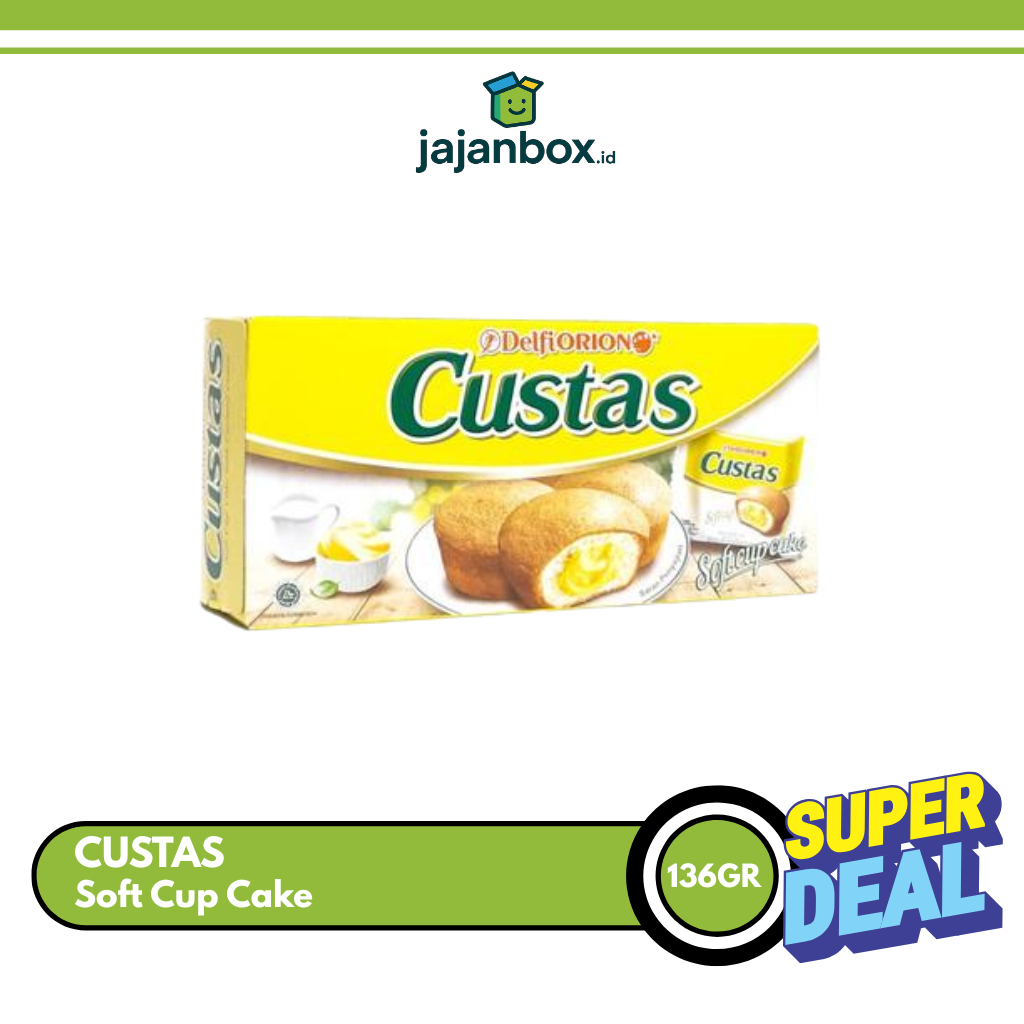 Jual Delfi Orion Custas Soft Cup Cake 136gr | Shopee Indonesia