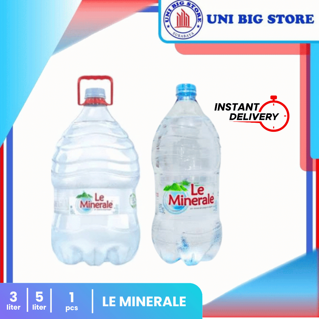 Jual Le Minerale Air Mineral 3 - 5 Liter Galon Kecil | Shopee Indonesia