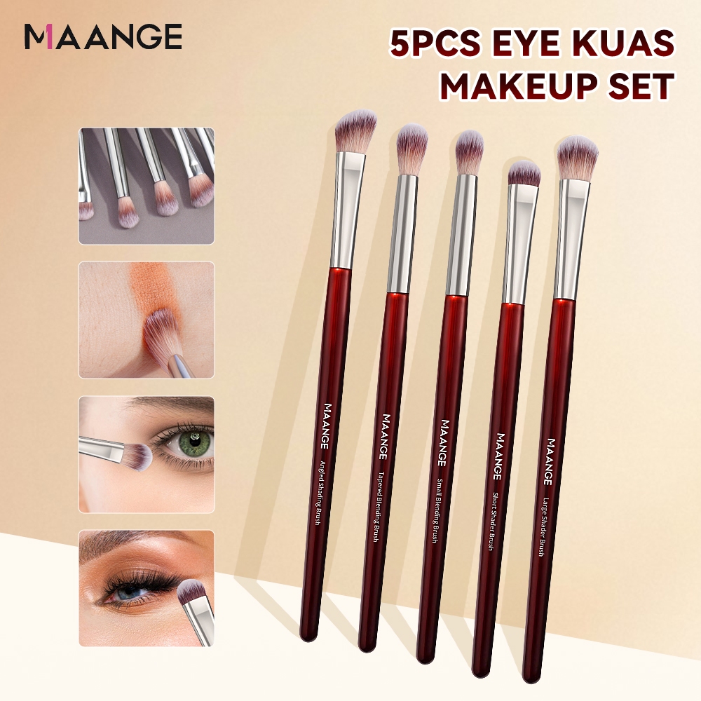 Jual MAANGE 6Pcs Eye Kuas Makeup Set For Eyeshadow Kuas Mata Berbul ...