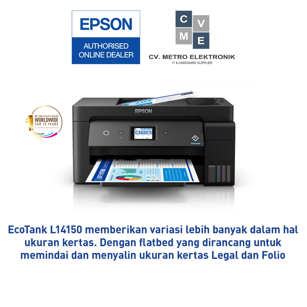 Jual Printer Epson L14150 L-14150 L 14150 Ecotank WiFi Direct Print A3 ...