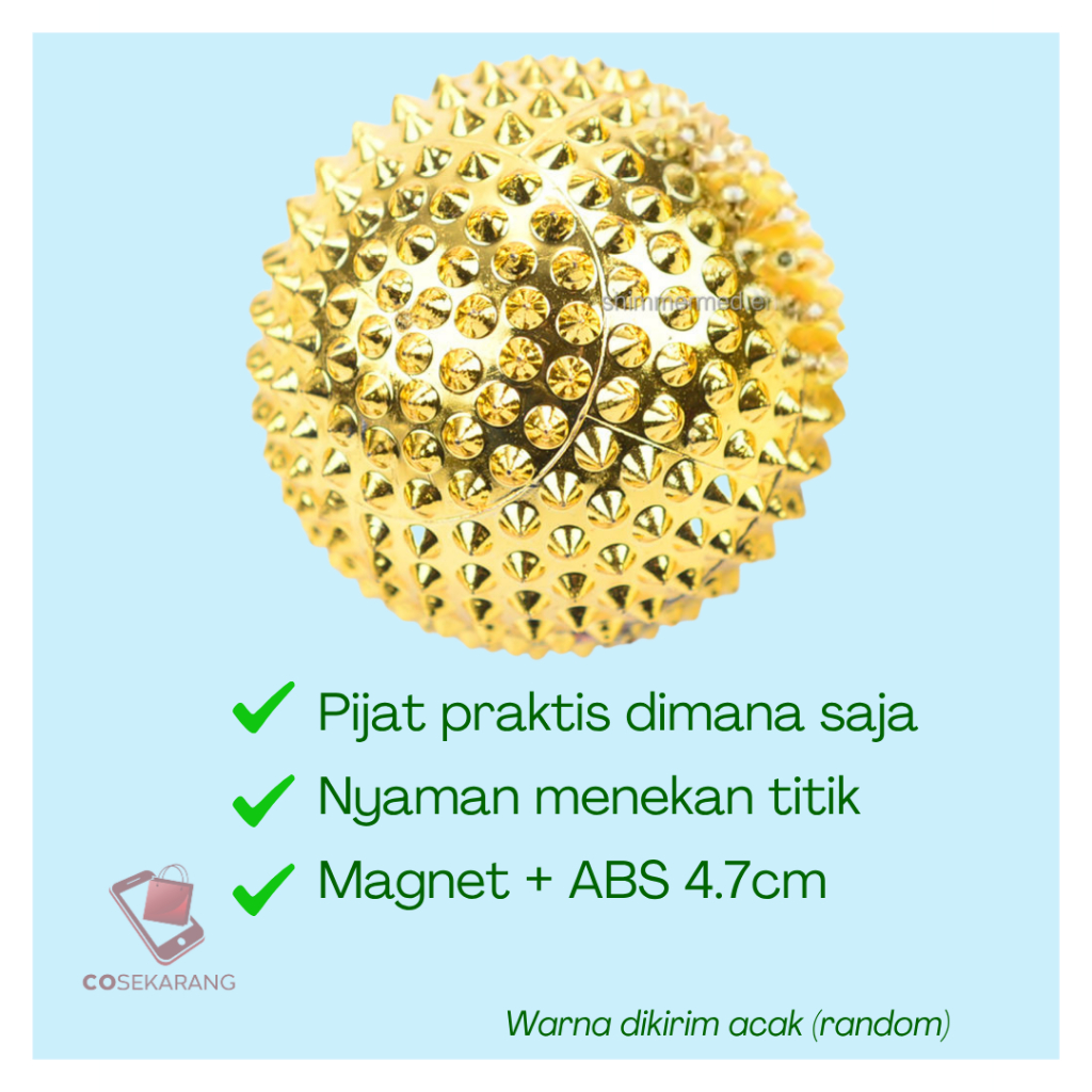 Jual Bola Duri Magnet Terapi Tangan Stroke, Saraf Kejepit, Kesemutan ...