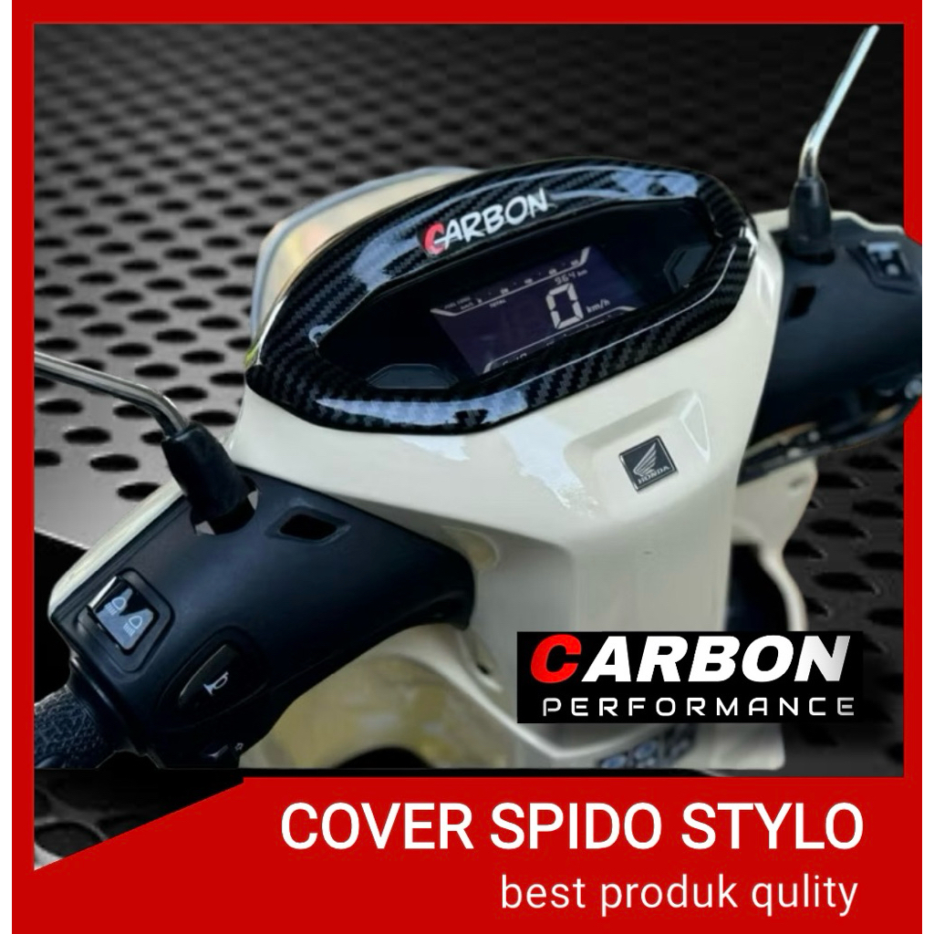 Jual COVER SPIDO STYLO 160 CARBON COVER KM STYLO 160 CARBON ️spido ...